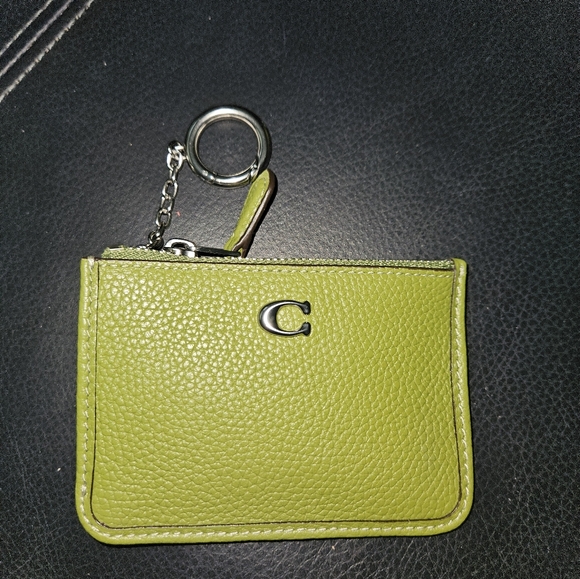 Coach | Accessories | Coach Dark Lime Green Slim Id Case | Poshmark